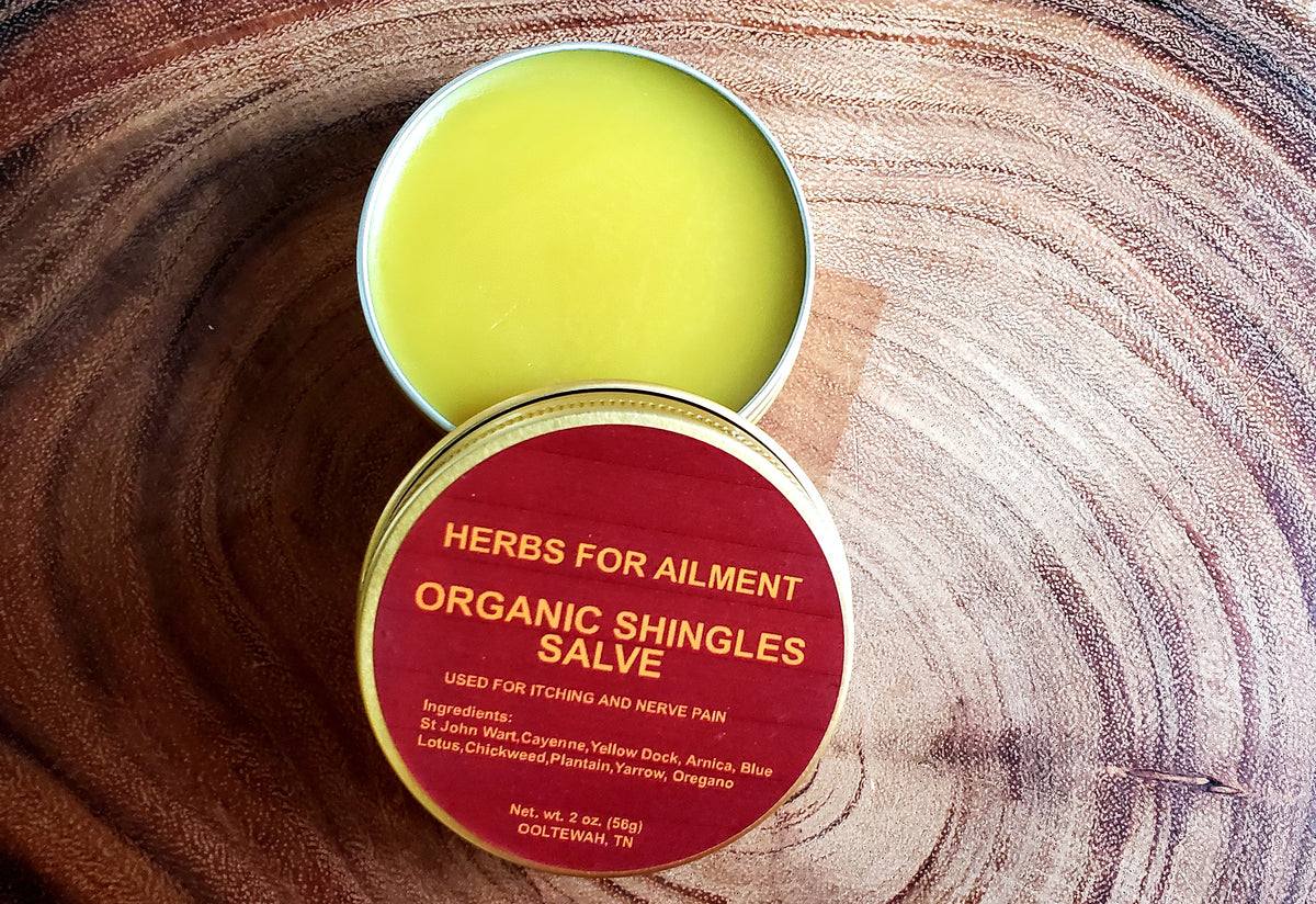 Shingles Salve Relief, organic 2oz Nerve pain,Burning, itching, inflam ...