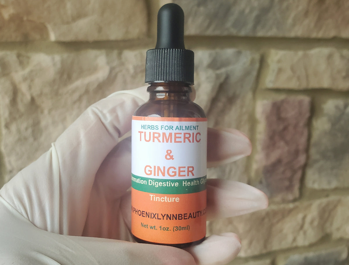 Turmeric & Ginger Glycerin Tincture Extract | Anti-Inflammatory Suppor ...